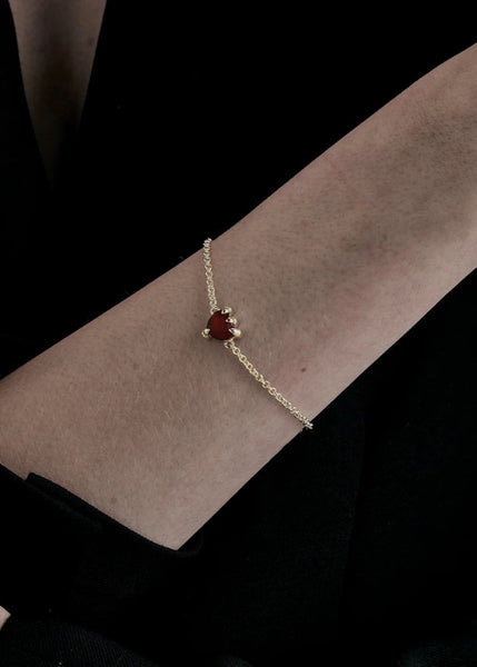 Bracelet | Talon (Gold/Garnet) – Cre8iveworx